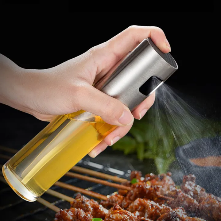100ml Oil Spray Bottle Kitchen Spray Transparent Vinegar Bottle ...