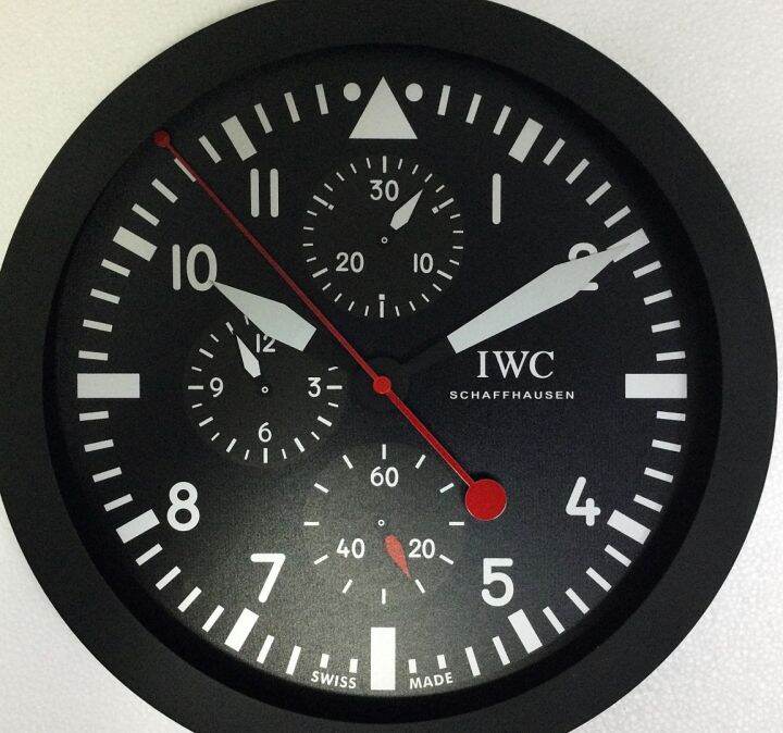 Pilot Chronograph Top Gun Watch Inspired Wall Clock - Altimeter Air ...