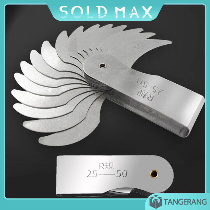 Radius Gauge/Alat Ukur Radius/Alat Pengukur Radius/Alat Ukur Celah/R ...
