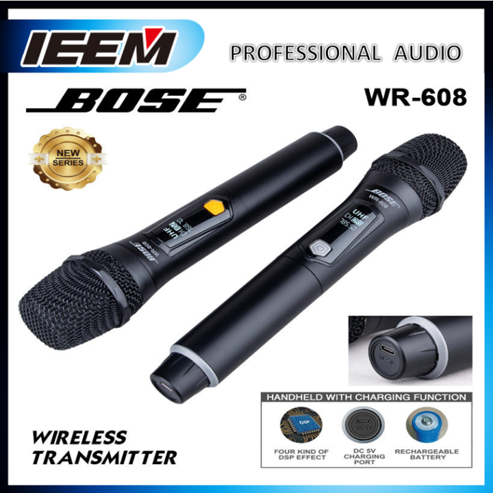NEW /BOSE.WR-608 UHF / Wireless Microphone System With Frebies | Lazada PH