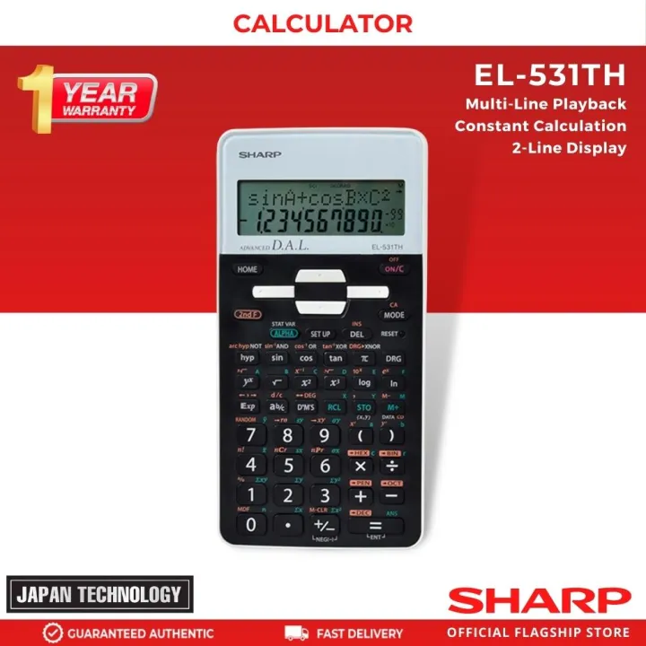Sharp Scientific Calculator EL-531TH [ PerfectShot ] | Lazada PH