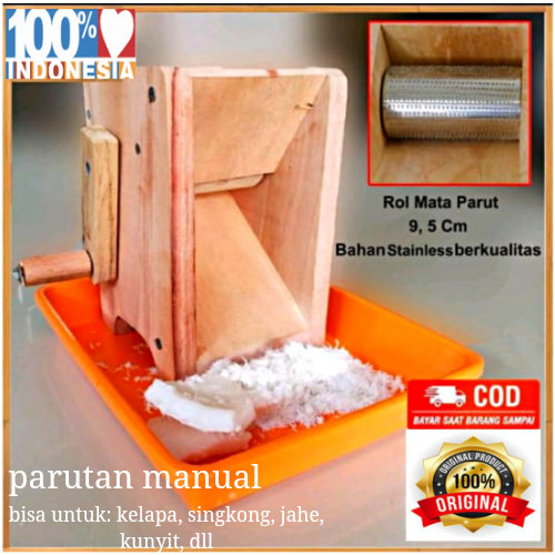 Parutan Kelapa Parutan Manual Parutan Jahe Kunyit Singkong Bahan Kayu ...