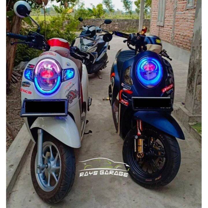 LED ALIS 30CM HONDA SCOOPY SCOPY GENIO YAMAHA FINO BAHAN BERKUALITAS ...