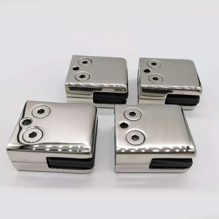 Glass Clip 304 Stainless Steel Mirror Light Hole Free Glass Fixing Clip ...