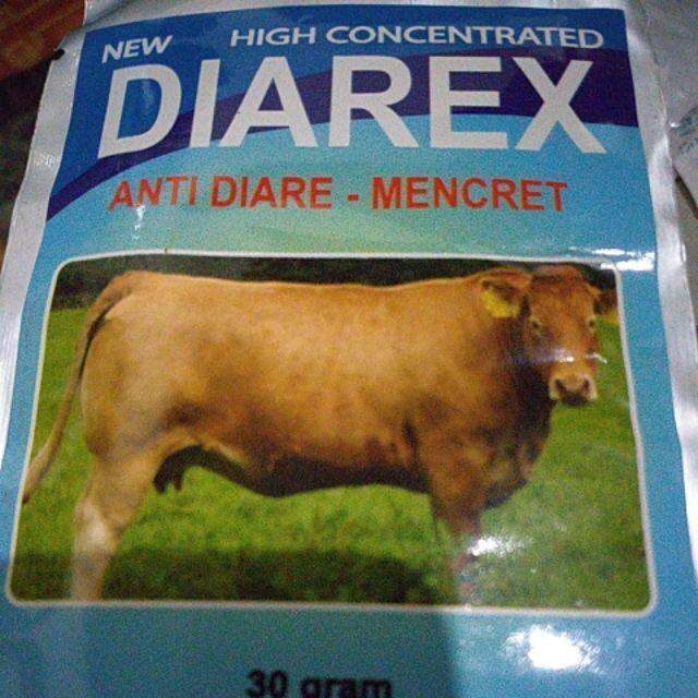 New DIAREX 30 Gram Obat Anti Diare Mencret Sapi Kerbau Antibiotik ...