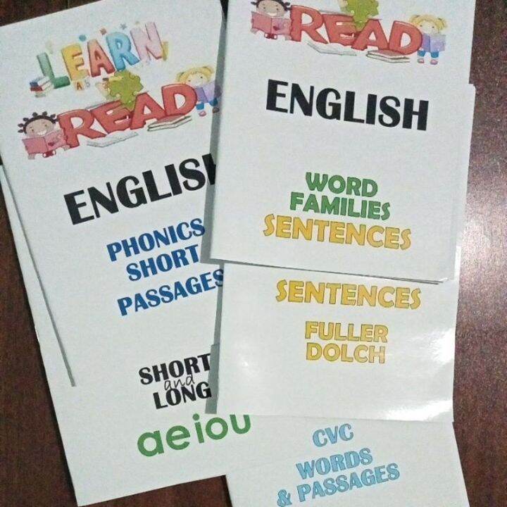 Delicious SALE ENGLISH TAGALOG READING BOOKLET CVC for kindergarten and ...