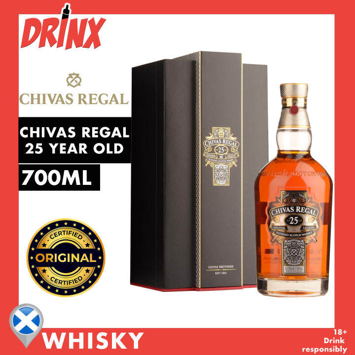 Chivas Regal Aged 25 Years Blended Scotch Whisky 700mL | Lazada PH