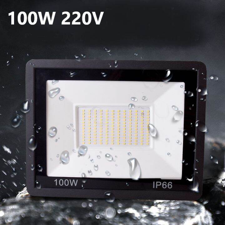 Đèn Pha Led 100W IP66 Siêu Sáng Chống Nước Ngoài Trời Chuyên Pha Bảng ...