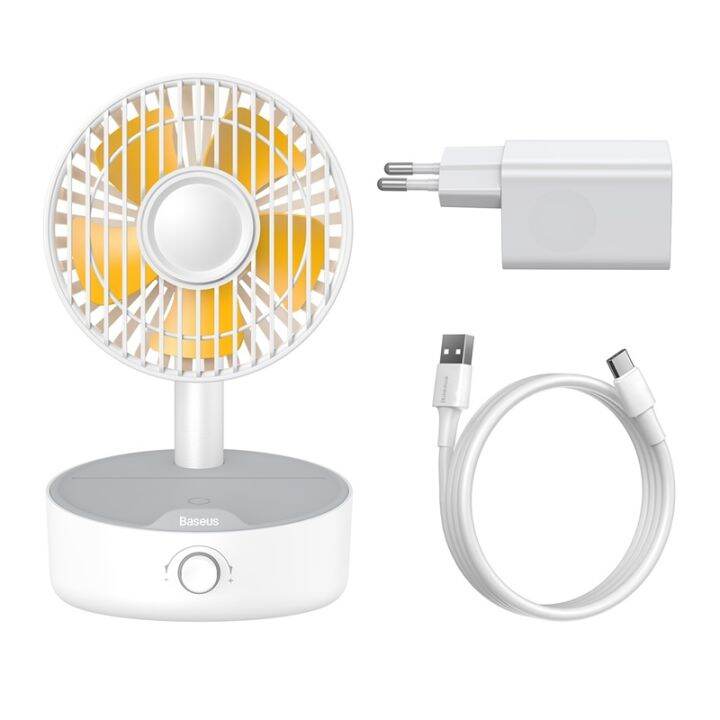 Baseus Desktop Fan Wireless Charger For iP Huawei Xiaomi Samsung ...