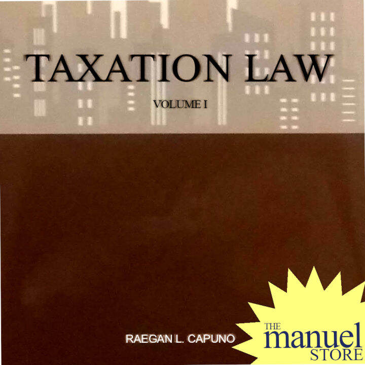 Capuno Vol. 1 (2020) - Taxation Law - by Rex - Tax NIRC Income - by ...