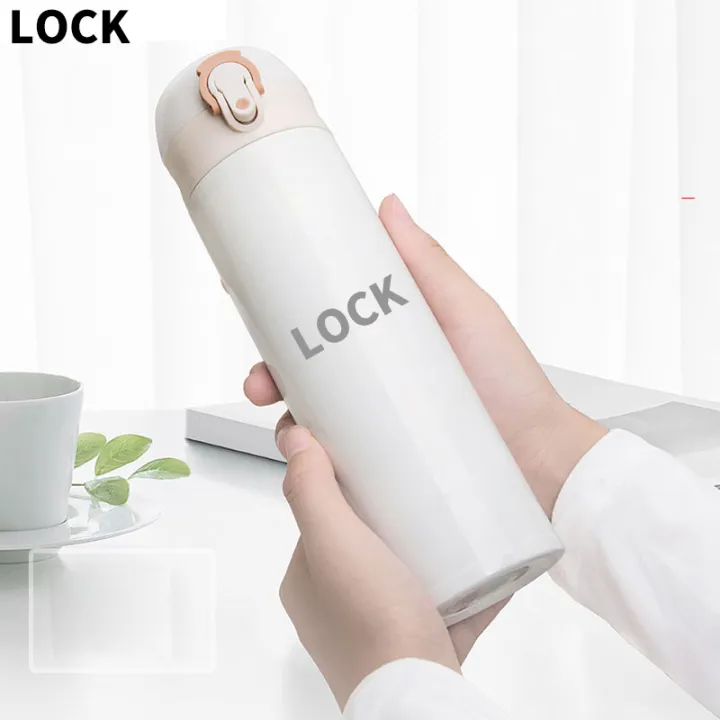 LOCK 500ml Bouncing cup stainless Thermos Insulated cup | Lazada PH