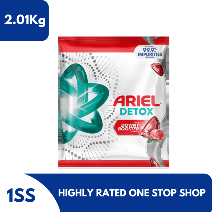 Ariel Detox with Downy Booster Formula Powder Detergent, 2.01Kg | Lazada PH