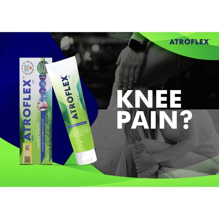 lumbago ATROFLEX GEL 100ml Extra Virgin Ozonised Olive Oil for Knee ...