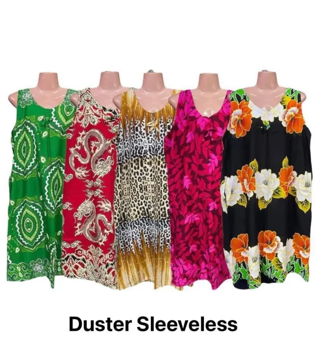 SLEEVELESS DUSTER CHALLIS DRESS (SARILING TAHI) (PANG NANAY, PANG ...