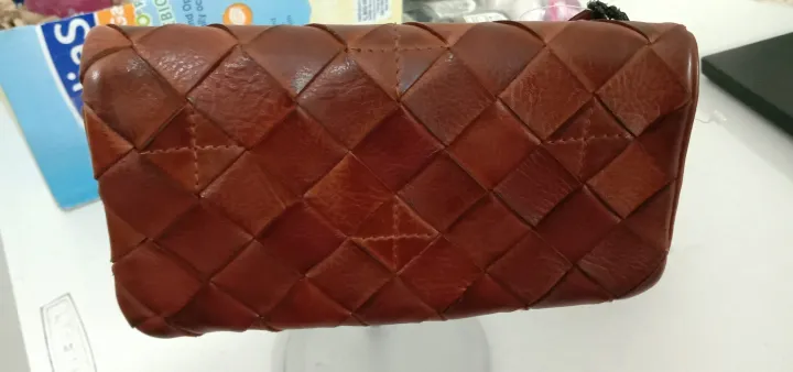 VILENCA HOLLAND Genuine leather woven wallet | Lazada PH