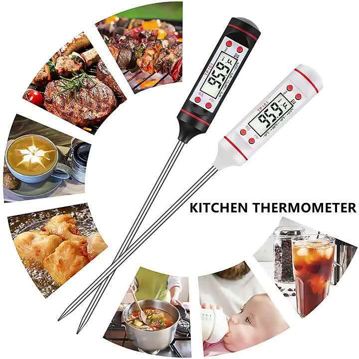 Kitchen Digital Meat Cooking Food Kitchen Q Probe Water Milk Oil Liquid ...