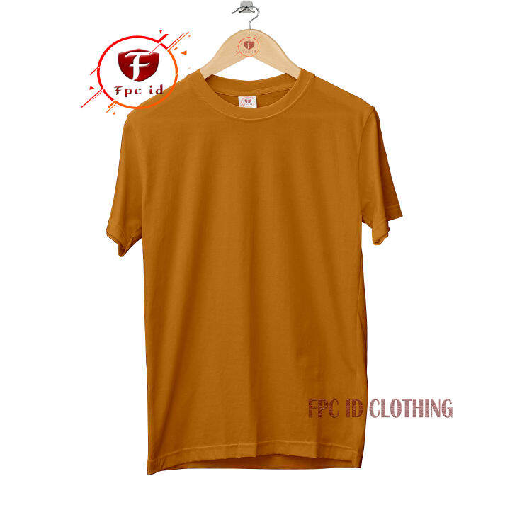 Kaos Polos Kuning Kunyit Mustard Lengan Pendek Cotton Combed 30s / Baju ... Kaos Polos Kuning Kunyit Mustard Lengan Pendek Cotton Combed 30s / Baju ...
