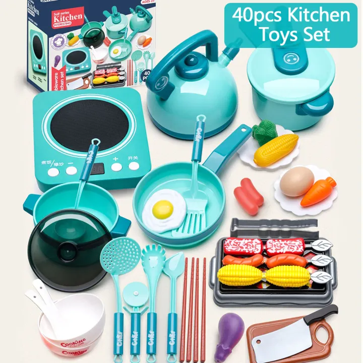 Gemeer Children's Play House Simulation Kitchen Induction Cooker Rice ...