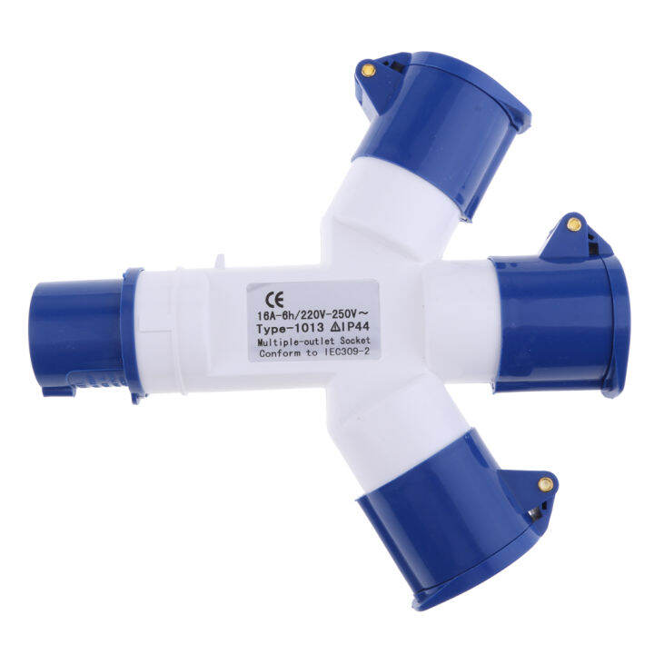 LAZA Homie 2 PCS 3 Way Splitter Industrial Plug Sockets 220-250V 16A ...