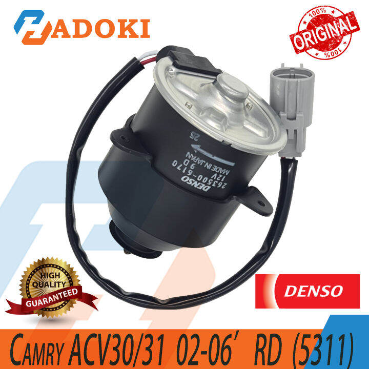 100% ORIGINAL DENSO FAN MOTOR TOYOTA CAMRY ACV30/31 02-06' (5311 ...