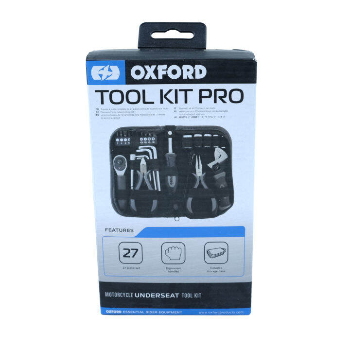 Oxford Toolkit Pro Motorcycle Tool Kit 27 Piece Set w/ Storage Case ...