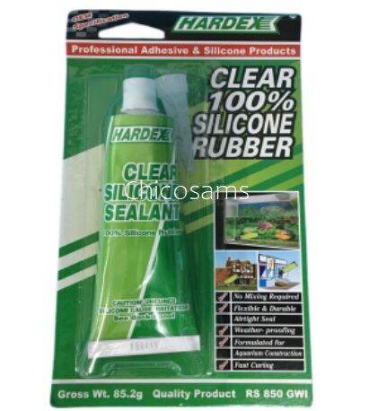 Original Hardex RTV Silicone Sealant CLEAR waterproof / weather ...