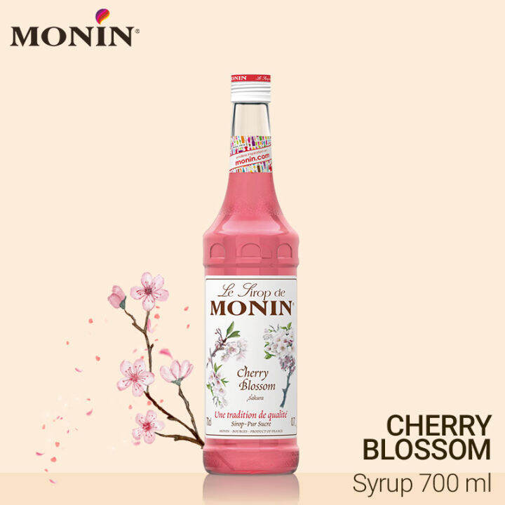 MONIN Cherry Blossom Syrup 700ml น้ำเชื่อมกลิ่นเชอร์รีบลอสซั่ม 700 ...