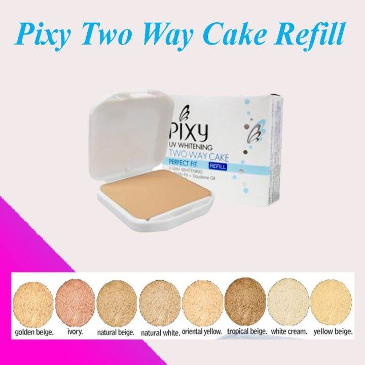 PIXY UV WHITENING REFIL TWO WAY CAKE PERFECT FIT / BEDAK PADAT | Lazada Indonesia