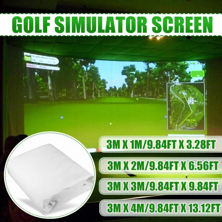 Golf Ball Simulator Display Screen Indoor Training Impact Projection ...