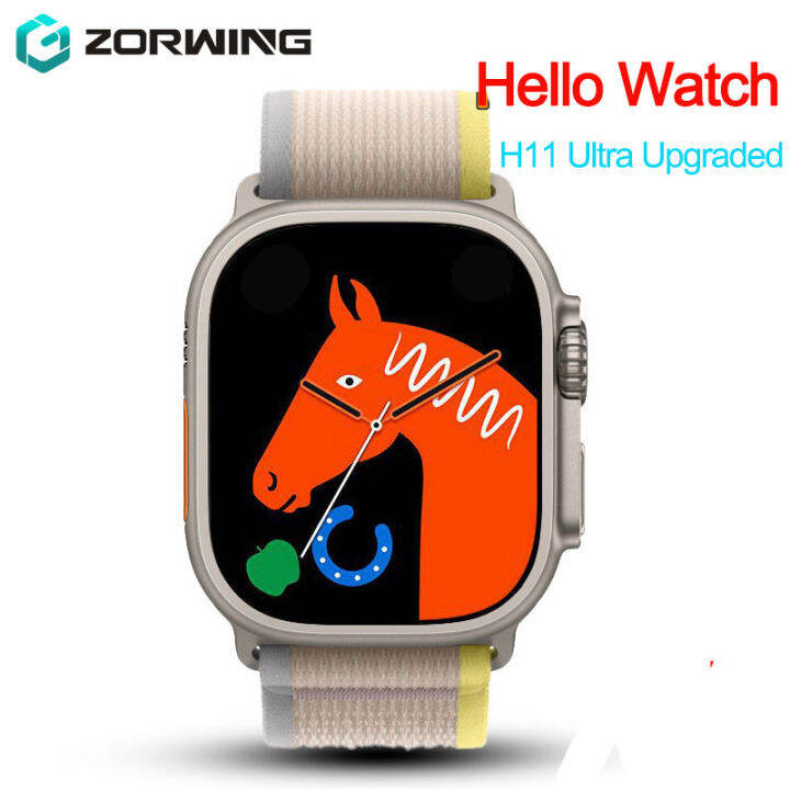 Hello Watch Smart Watch H11 Ultra Upgraded 49mm Men Series 8 NFC ...
