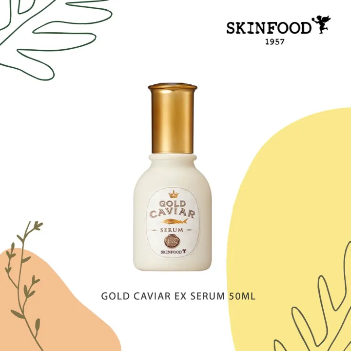 ด่วน ของมีจำนวนจำกัด Skinfood GOLD CAVIAR EX SERUM(50ml) บริการเก็บเงินปลายทาง | Lazada.co.th