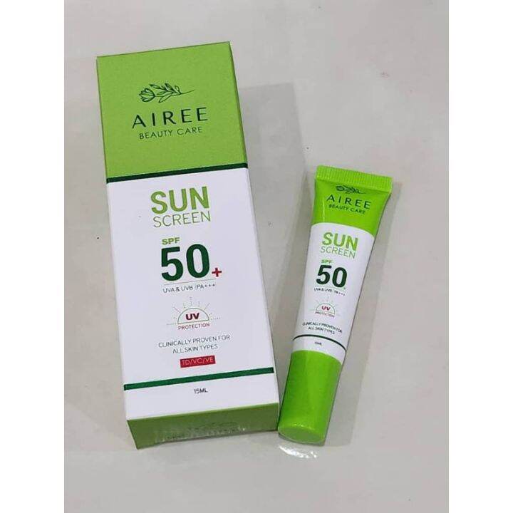 AIREE SUNSCREEN 15 ml original dri hq spf 50 | Lazada