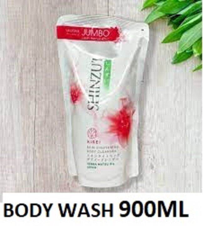 Shinzui body wash sabun cair refill isi ulang Kirei jumbo 900ml ...