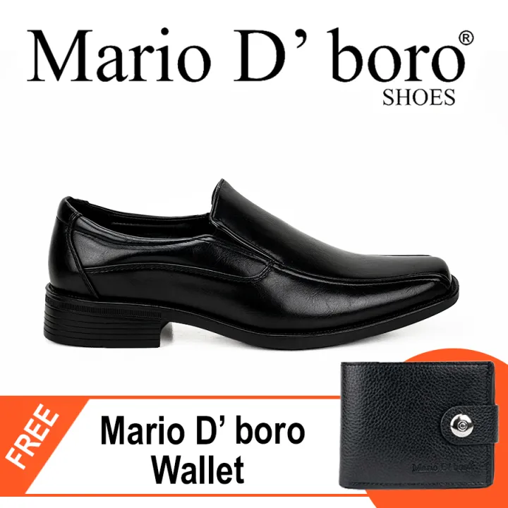 Mario D boro MV 030 Black Men Formal Shoes | Lazada PH