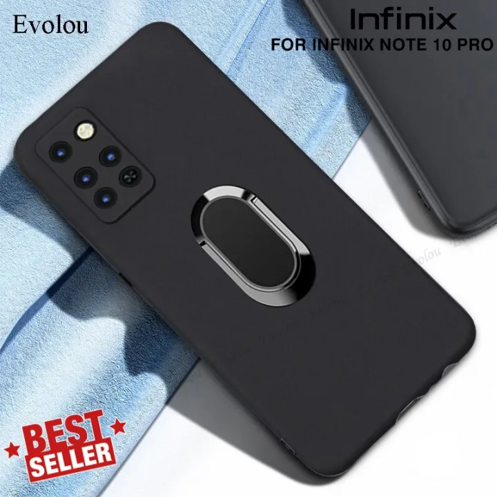 Infinix Note 10 - Infinix Note 10 Pro Macaron RING magnetic stand soft ...
