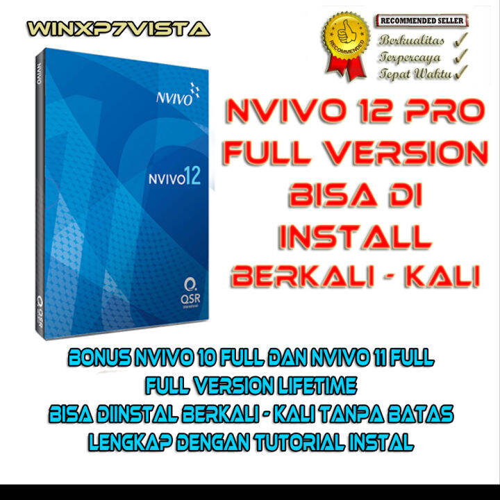 NVivo 12 Pro Windows & Mac Full Version Bonus Nvivo 11 dan 10 Full Tutorial | Lazada Indonesia