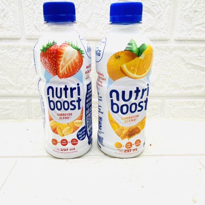 Sữa Trái Cây Nutriboost 297ml Dâu/ Cam | Lazada.vn