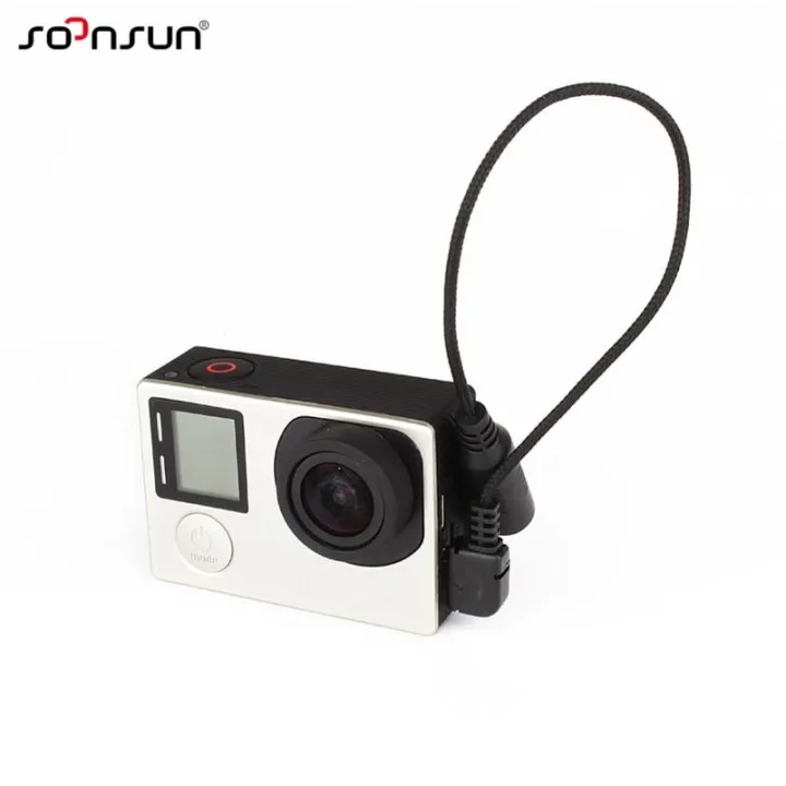 SOONSUN 3.5mm Mic Adapter Stereo Microphone Mini USB Cable Data ...