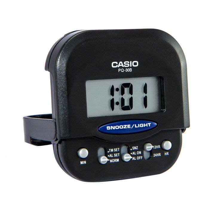 [Powermatic] CASIO PQ-30B-1D MINI TRAVELLER'S ALARM LIGHT TABLE CLOCK ...