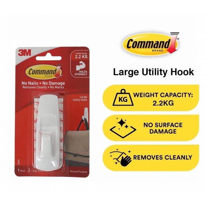 3M Command™ Large Utility Hook [MCOM17003] | Lazada PH