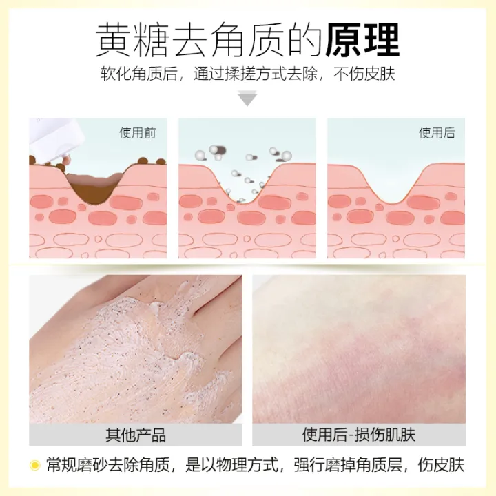South Korea MIORIO Miaola Yellow Sugar Exfoliating Female and Male Dead ...