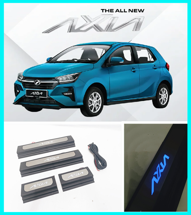 PERODUA AXIA 2023 Side Sill Plate / Side Steel Plate ABS Stainless ...