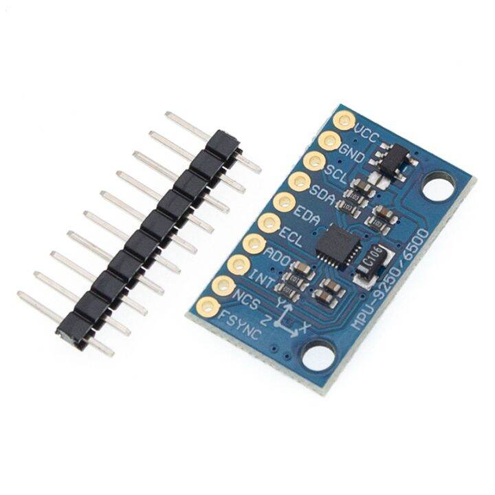 MPU-9250 GY-9250 9-Axis Sensor Module I2C/SPI Communications Thriaxis Gyroscope + Triaxial ...