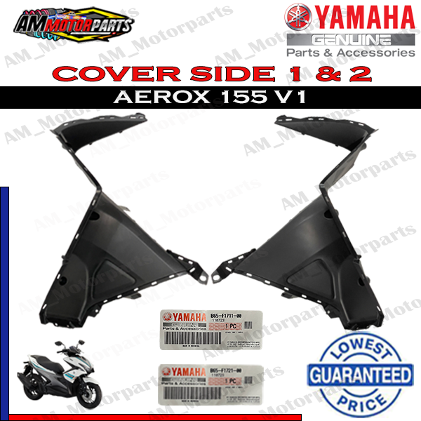 COVER SIDE 1 & 2 FOR AEROX 155 V1 (B65-F1711-00 / B65-F1721-00) YAMAHA ...