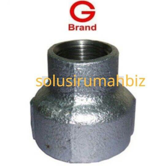 VLOK SOK GALVANIS BESI 1 1/4 x 1" G BRAND DRAT BSPT SOCKET SOCK 1 1/4 ...