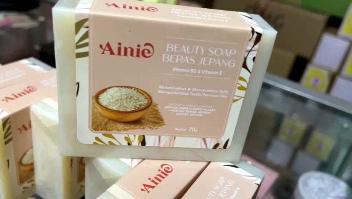 AINIE beauty soap/ sabun beras jepang BPOM | Lazada Indonesia