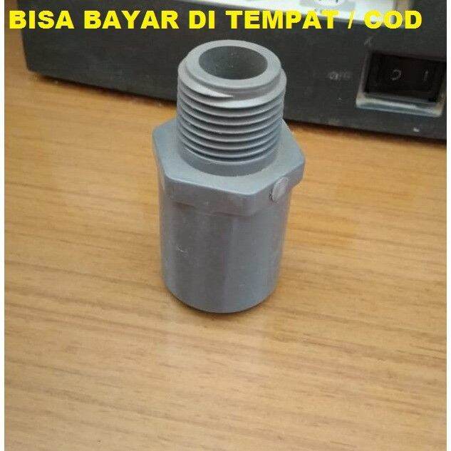 SOCK DRAT LUAR 1/2 " INCH AW RUCIKA - FITTING PIPA DRAT DALAM/ULIR ...