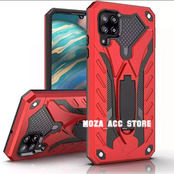 CASE HP SAMSUNG GALAXY A12 CASING STANDING BACK KLIP HARD CASE HP ROBOT ...