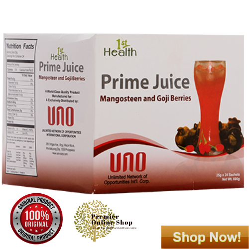 1st health Prime Juice Mangosteen Goji berries Xanthone beverage FDA ...