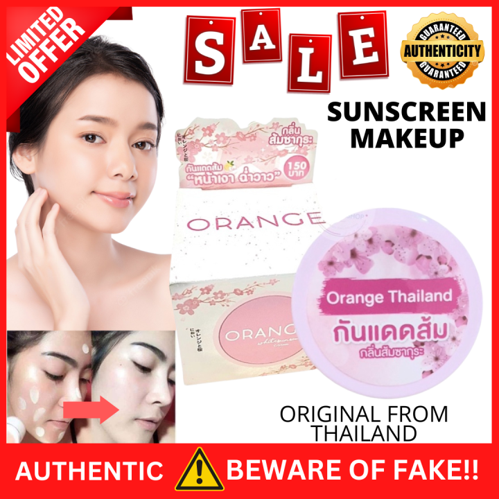 [🔥🔥Original Orange white sunblock Foundation Spf 50 THAILAND ] | Lazada PH
